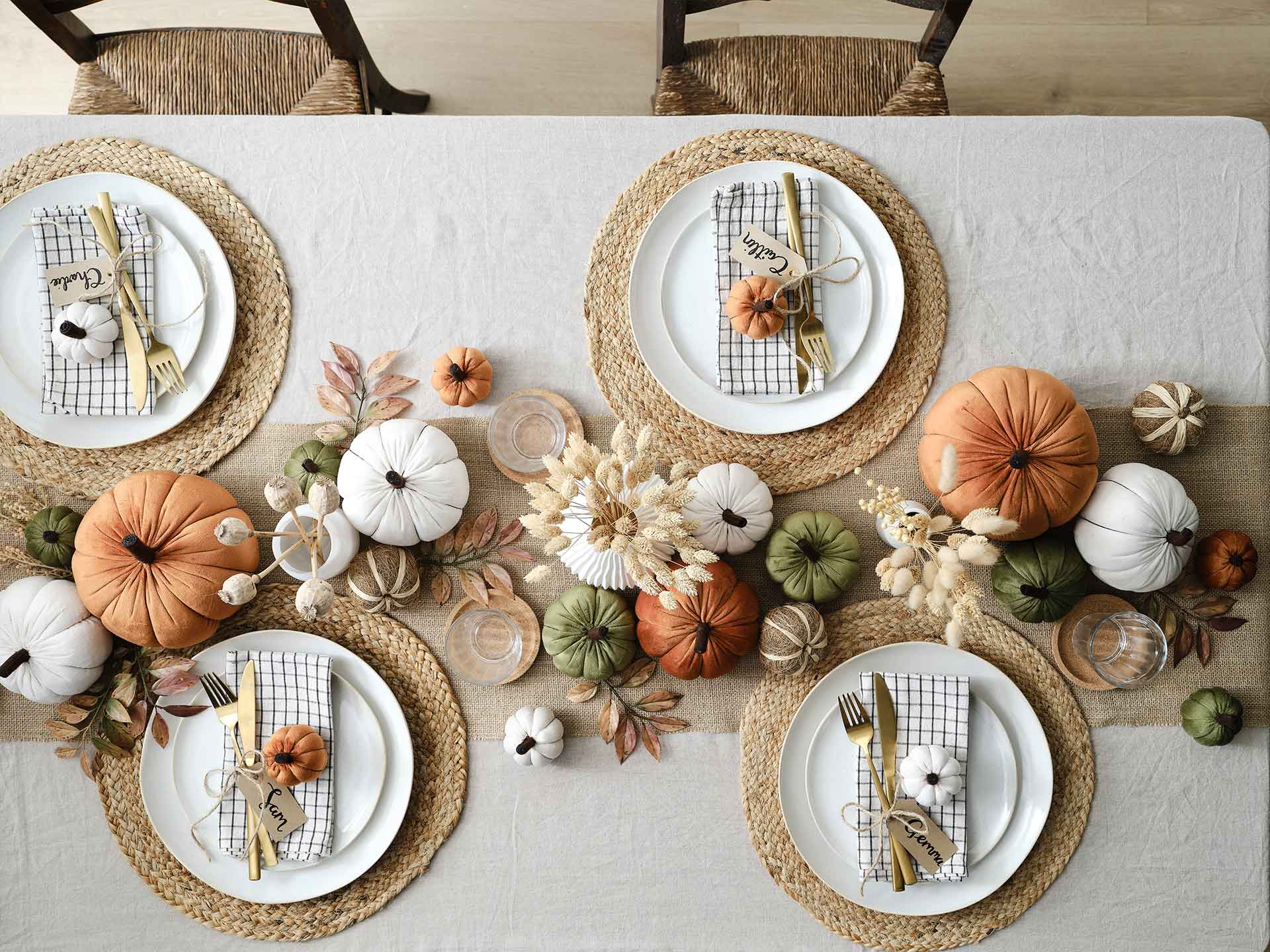 Seasonal tablescape ideas - from tablecloths to statement pieces ...